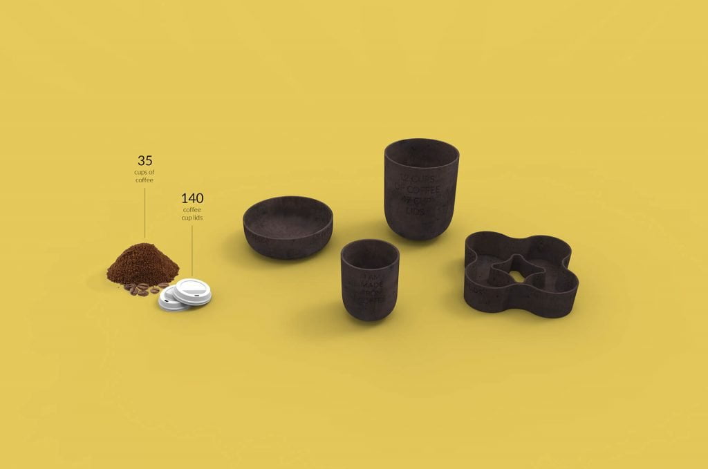 Coffee Grounds as Materials - Sustainable Kitchens
